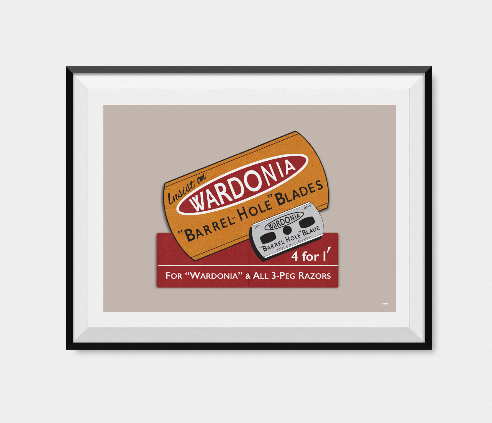 Wardonia Razor Blades Poster | The Art of Subtractionism